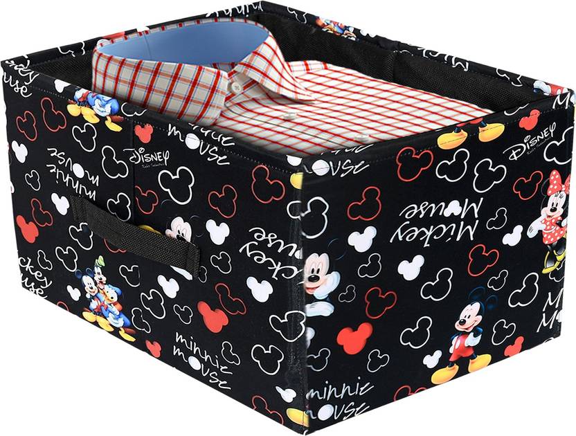 DISNEY Mickey Mouse Print Non-Woven Flodable Drawer Storage|Storage Box ...
