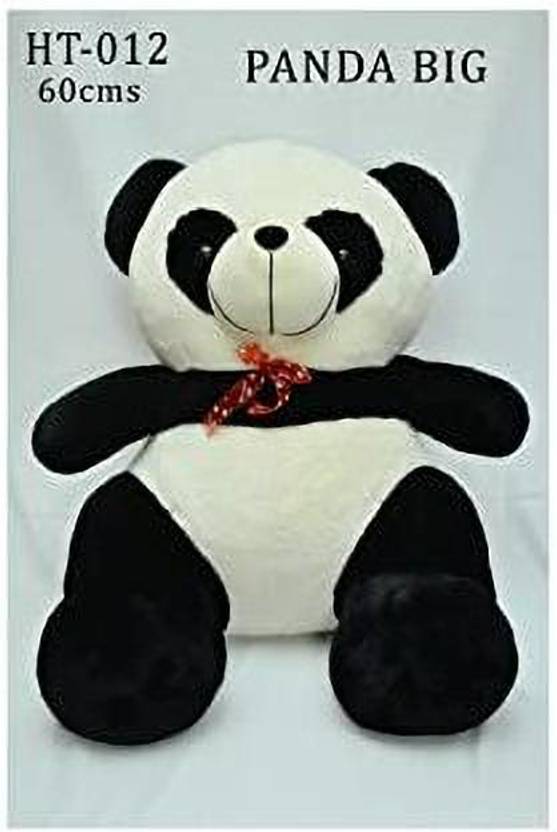 uwu Toys Sitting Big Panda with Ribbon Stuffed Plush Soft Birthday Gift ...
