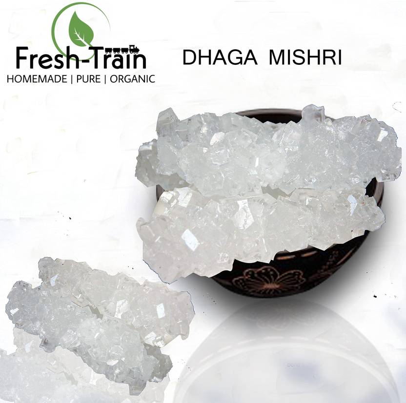 Freshtrain Organic Dhaga Mishri Thread Mishri Crystal Sugar Khanda