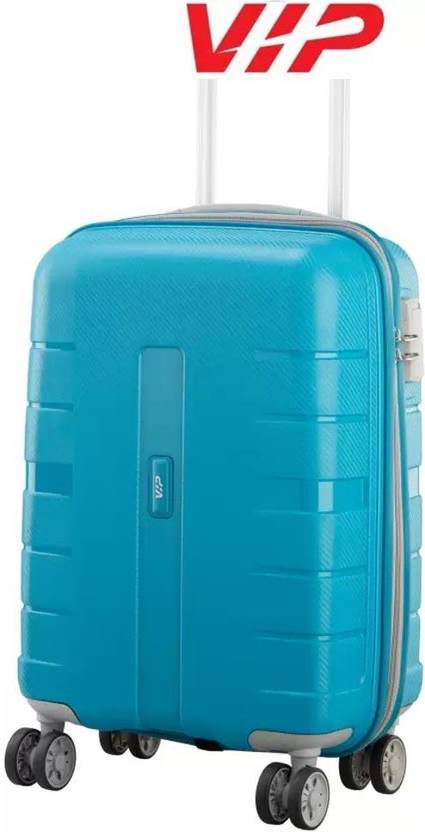 VIP Trendy Cabin Approved illumnia 55cm Scratchless Luggage Teal Cabin ...