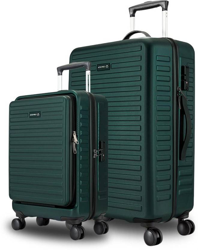 Assembly Luggage Set of 2 Polycarbonate Trolley-74cm Check-in & 54 cm ...