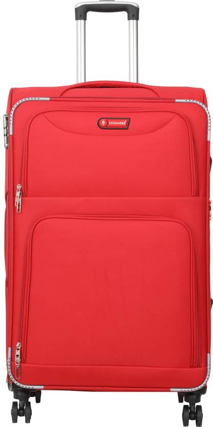 STUNNERZ 8 WHEELS EXP TROLLEY BAG WITH ANTI THEFT ZIPPER -28 inch ...
