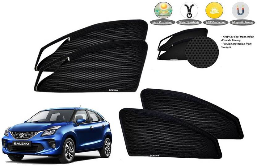DENISIGA Rear Window, Side Window Sun Shade For Maruti Suzuki Baleno ...