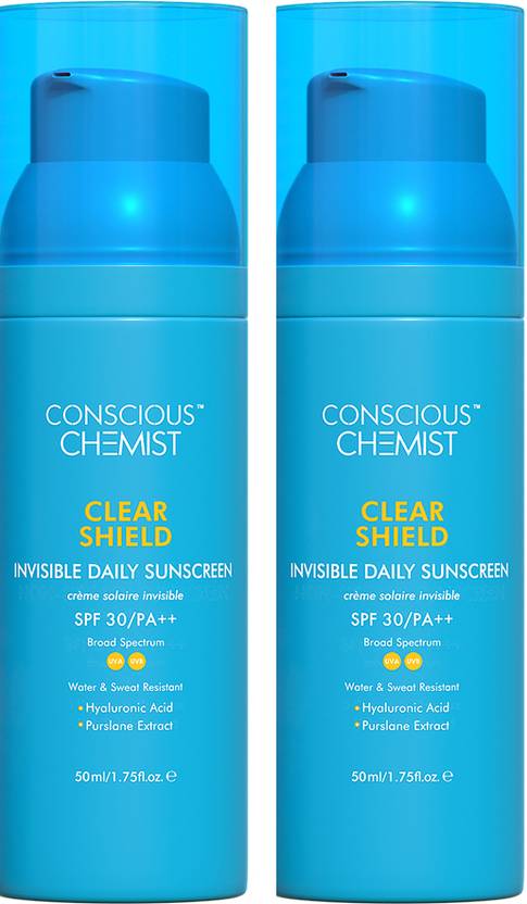 Conscious Chemist Clear Shield Transparent Matte Sunscreen|UVA/UVB ...