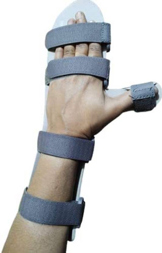 Helrdx Static Cock-up Splint with Thumb (Left) (Premium) Hand Support ...
