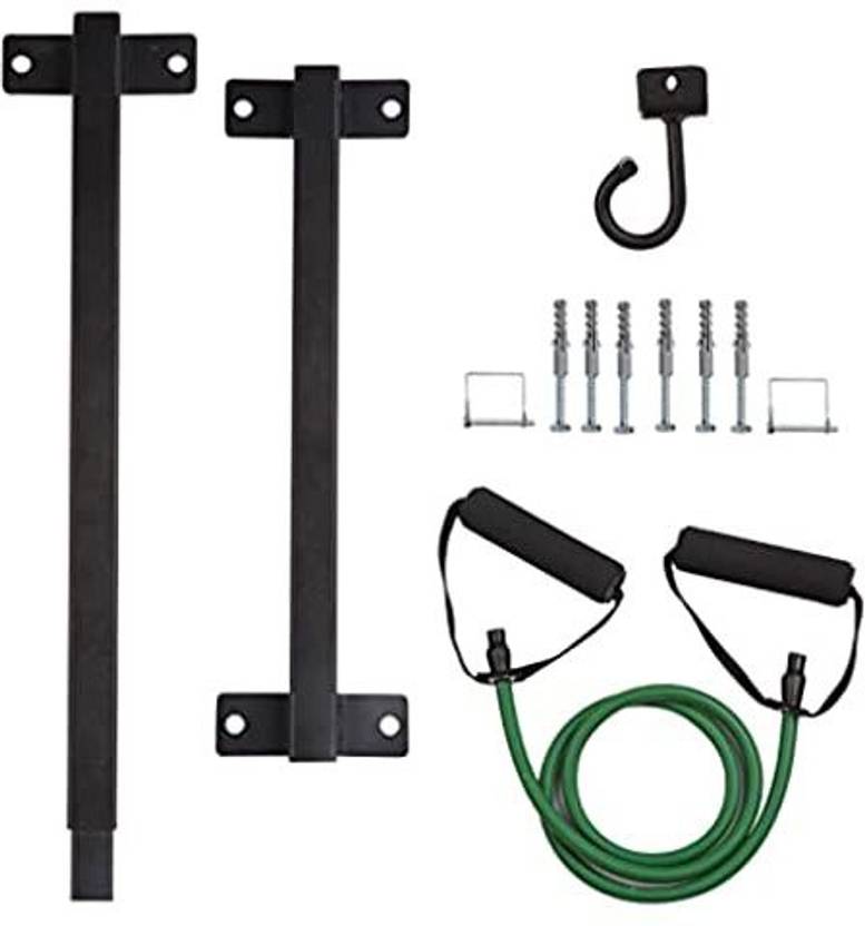 Sopanth Heavy Duty Steel Resistance Band Wall Training System 1 Rail 1 ...