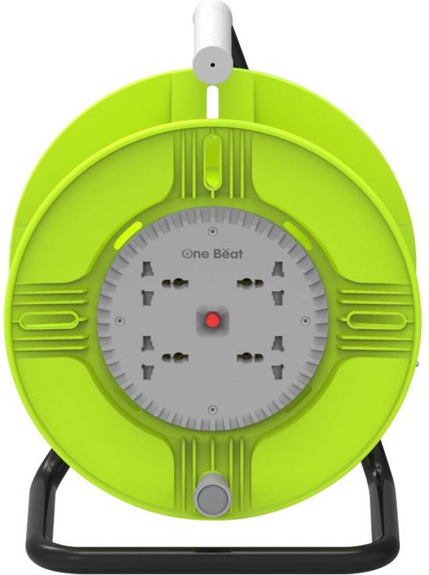 One Beat Heavy Duty Mobile Cable Reel 30m Cable Wheel 4 Socket Extension Boards Price in India ...