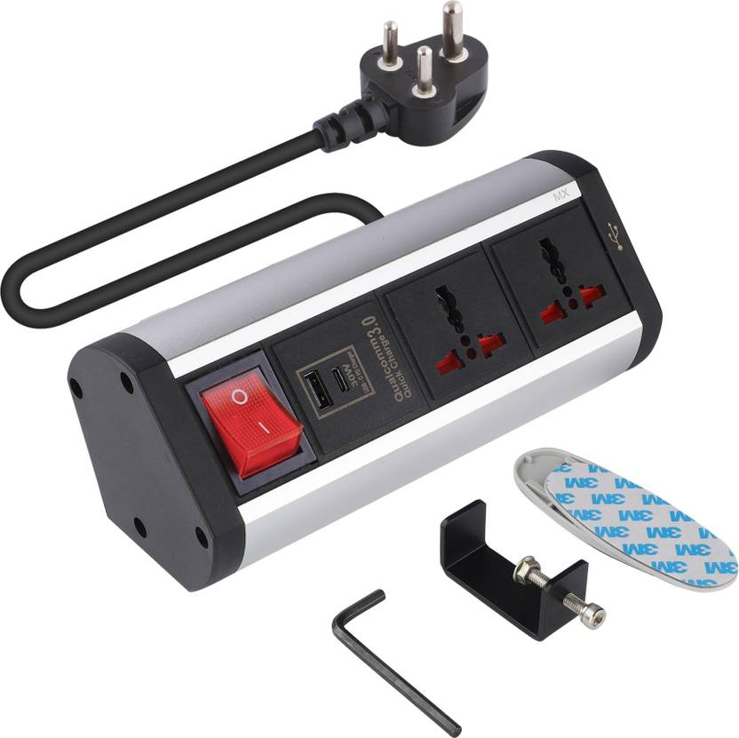MX MX Power Strip With USB/30W PD Charger/Switch/Universal Sockets ...