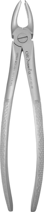 Oracraft Tooth Forcep Upper Molars Left_FX18S Serrated Forceps Price in ...