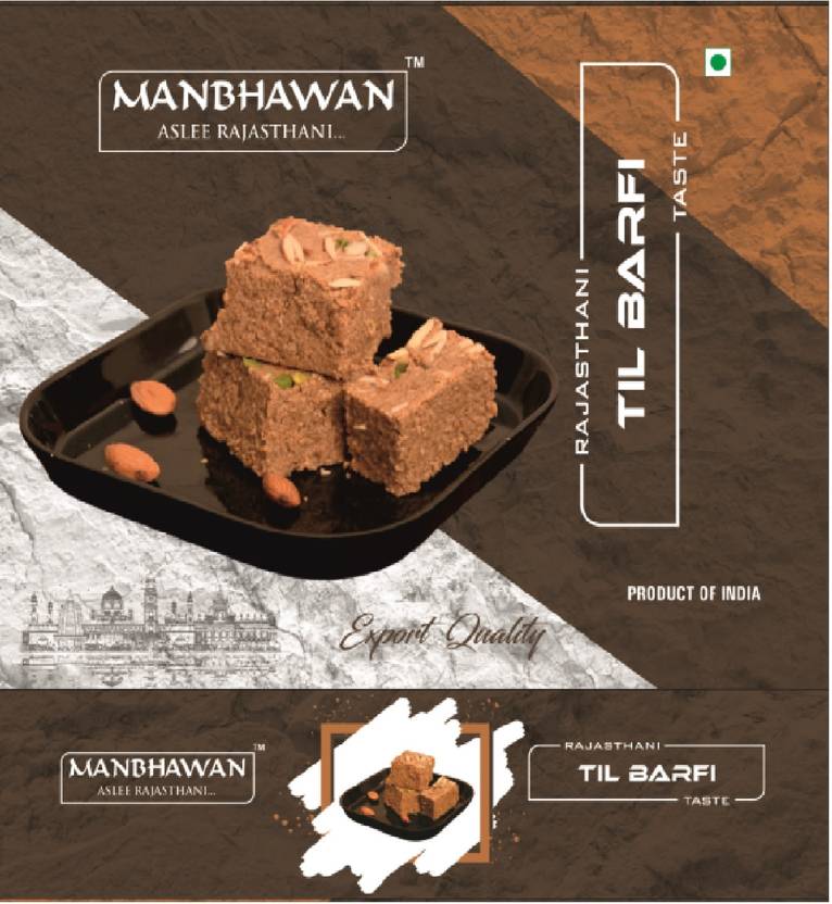 Manbhawan Gajak Barfi |Beawar Famous Gajak (500gm) Box Price in India ...