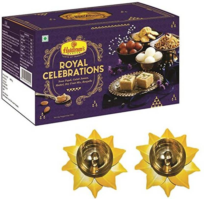 Haldiram's Nagpur Royal Celebrations With 2 Small Diya Box Price in ...