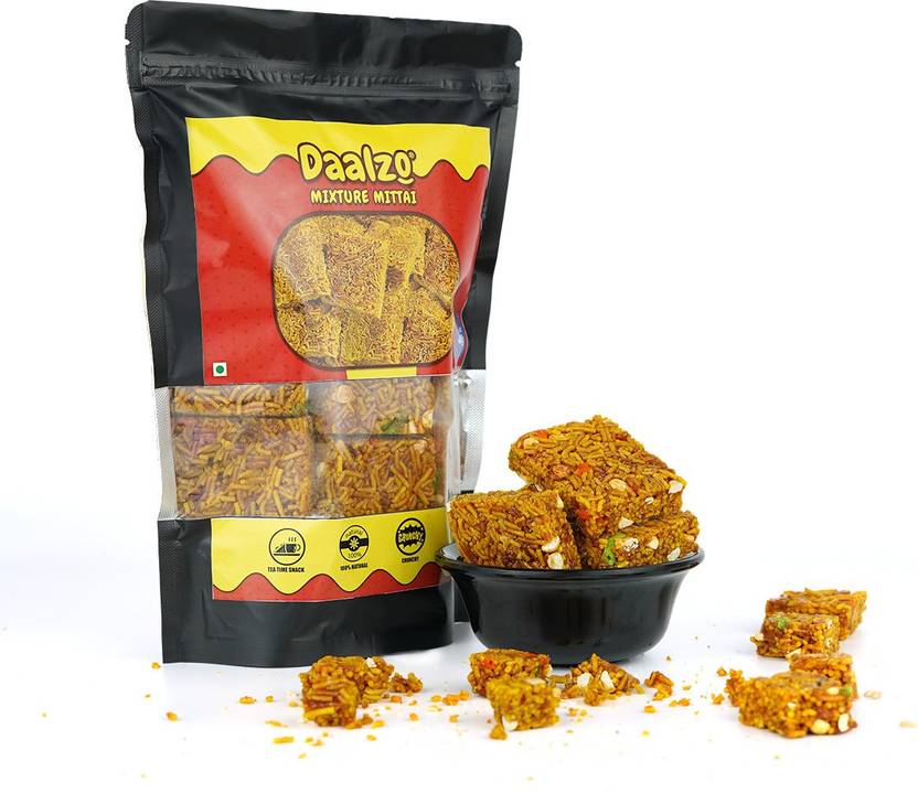 Daalzo Crunchy Snack Bar/Mixture Candy/Kerala Mixture Mittai/Vermicelli ...