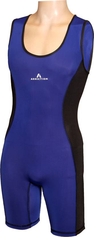 Addiction Wrestling Suit Solid, Striped Women Swimsuit - Buy Addiction ...