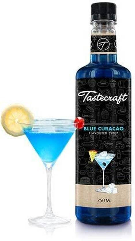 TasteCraft Premium Flavoured Mocktail Syrup-750ml (Blue Curacao) blue ...