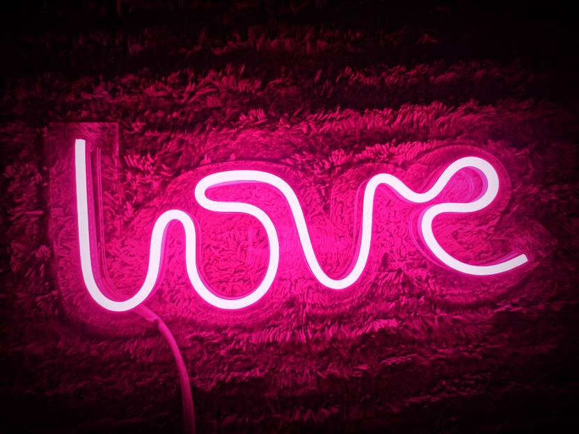 Lightron Love Neon Light For Wallled Neon Light As Bedroom Wall