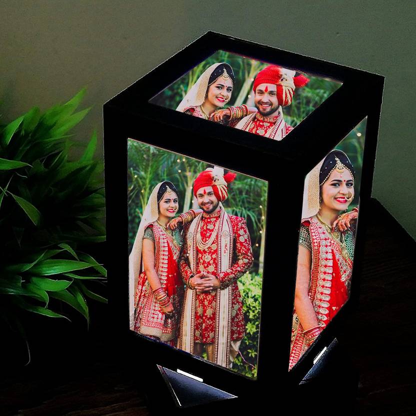 nityama Customized Led Table Lamps With 5 Personalized Photo Frames ...