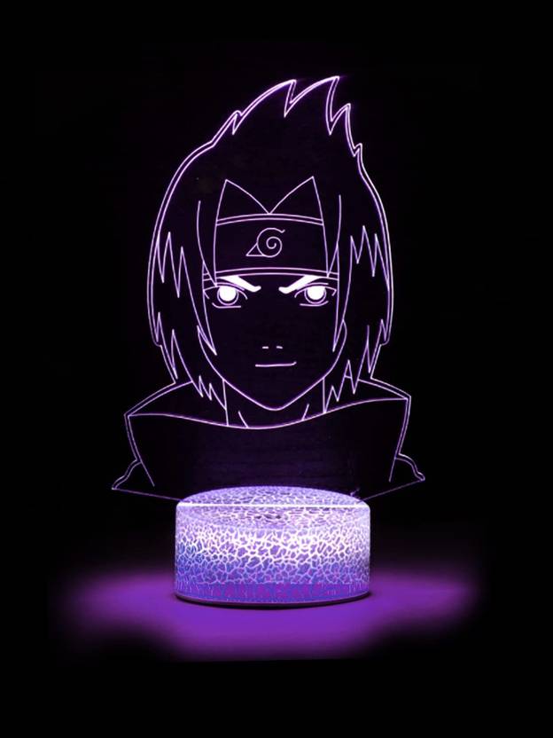 ComicSense Naruto Anime Kid Sasuke Led Lamp, 16 Color Changing Anime ...