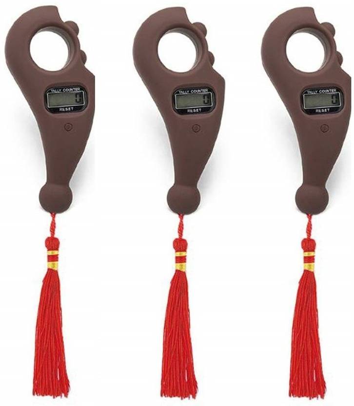 Niralasa Plastic Finger Jap Mala Mantra Digital Counting Machine Set ...