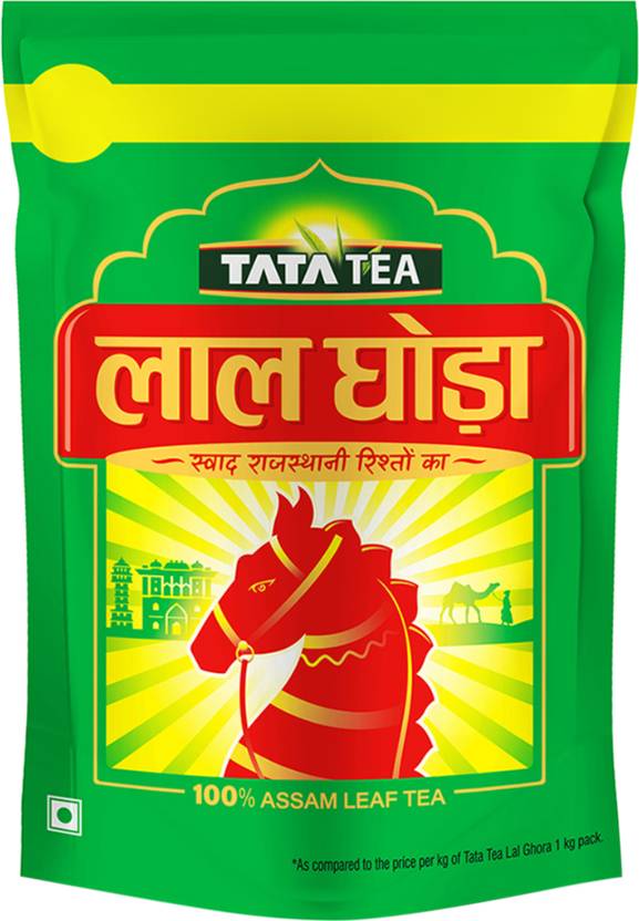 Tata Tea Lal Ghoda, 100% Assam Leaf Tea Black Tea Pouch Price in India ...