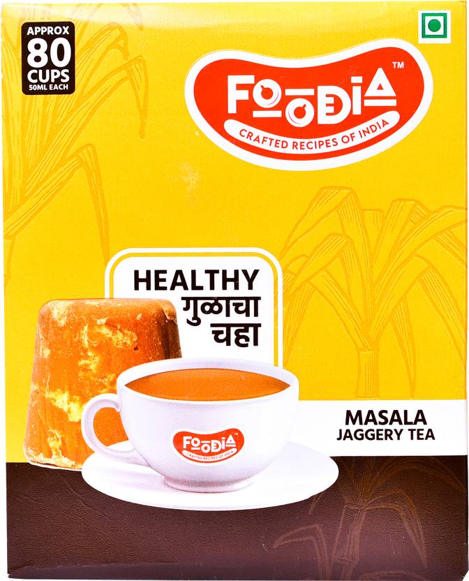 Foodia Jaggery Masala Tea 440gm Box Tea Box Price in India - Buy Foodia ...
