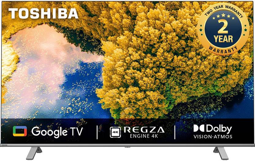 TOSHIBA C350LP 108 cm (43 inch) Ultra HD (4K) LED Smart Google TV with ...
