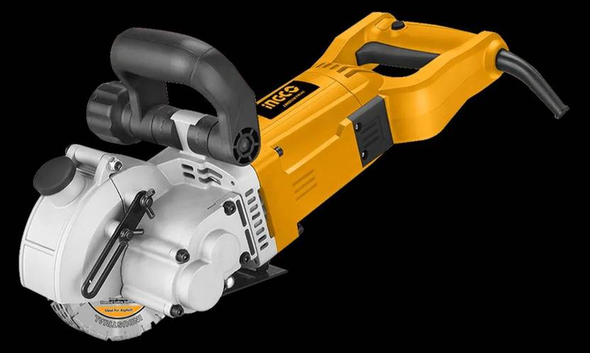 INGCO Wall chaser HD WLC30001, 3000W with 5 blades Handheld Tile Cutter ...