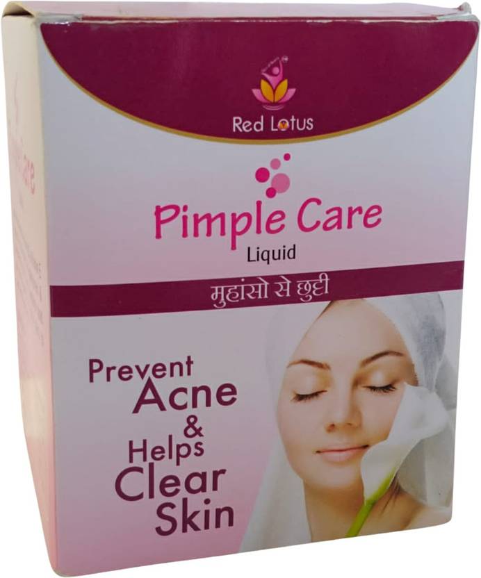Red Lotus Pimple care Liquid | Natural & Effective | Acne free Face ...
