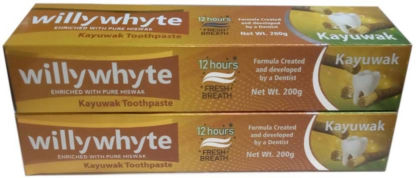 willywhyte Kayuwak Toothpaste Enriched with Pure Miswak Toothpaste ...