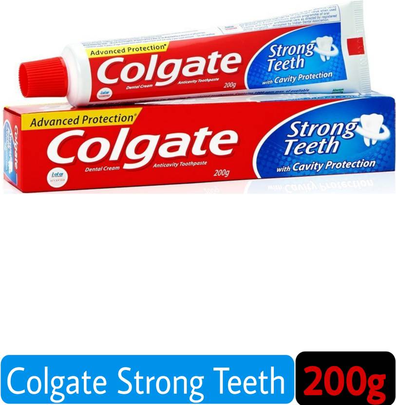 Colgate Strong Teeth ## (200g, Pack of 1), Cavity Protection Toothpaste ...