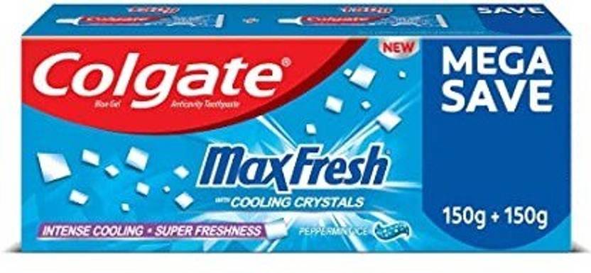 Colgate Max Fresh Blue Toothpaste 150g+150g Toothpaste - Buy Baby Care ...