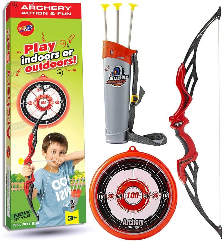 Planet of Toys Dhanush Baan Target Game for Kids Archery Kit Price in ...