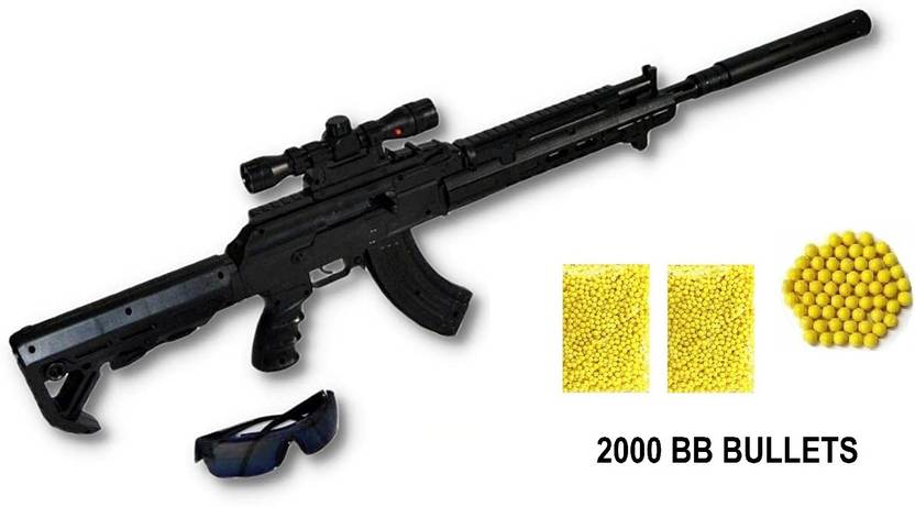 IndusBay 36 Inch Long M4 AWM Sniper Toy Gun with 2000 Plastic BB ...