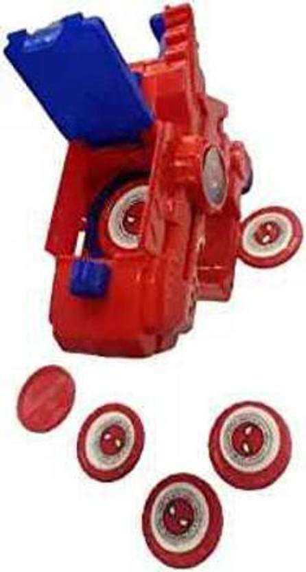 QBIC Spider Man Mini Shooter with Disc for kids / Avenger Gun toy for ...