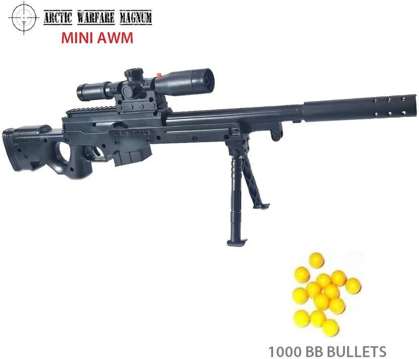 HALO NATION AIRSOFT PUBG AWM GUN SNIPER GUN M16 AIR GUN SMALL SIZE 41CM ...