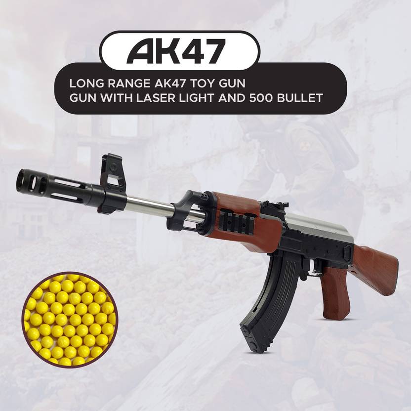 DIVI DIVINE AK47 Toy Shooting Gun and 500 6mm Bullets without Laser ...