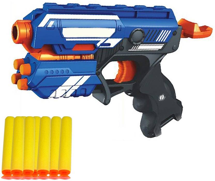 AMUSING Hot Fire Blaze Storm Foam Blaster Toy Gun with 10 Bullets Guns ...