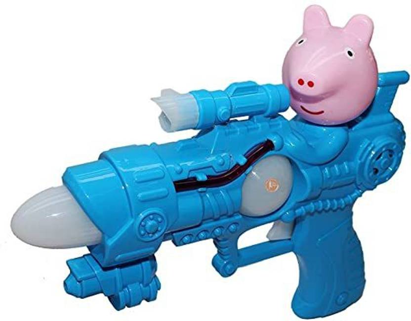 Sheetla Peppa Pig Gun Kids Music Light and Sound Toy Gun (Blue) Guns ...