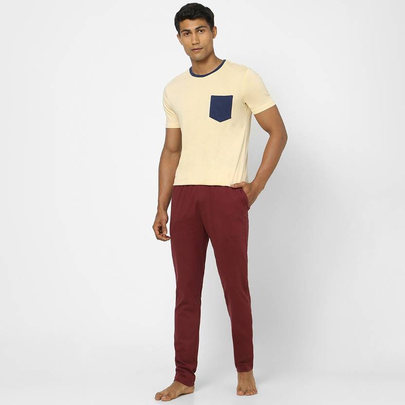 Ajile By Pantaloons Solid Men Maroon Track Pants - Buy Ajile By ...