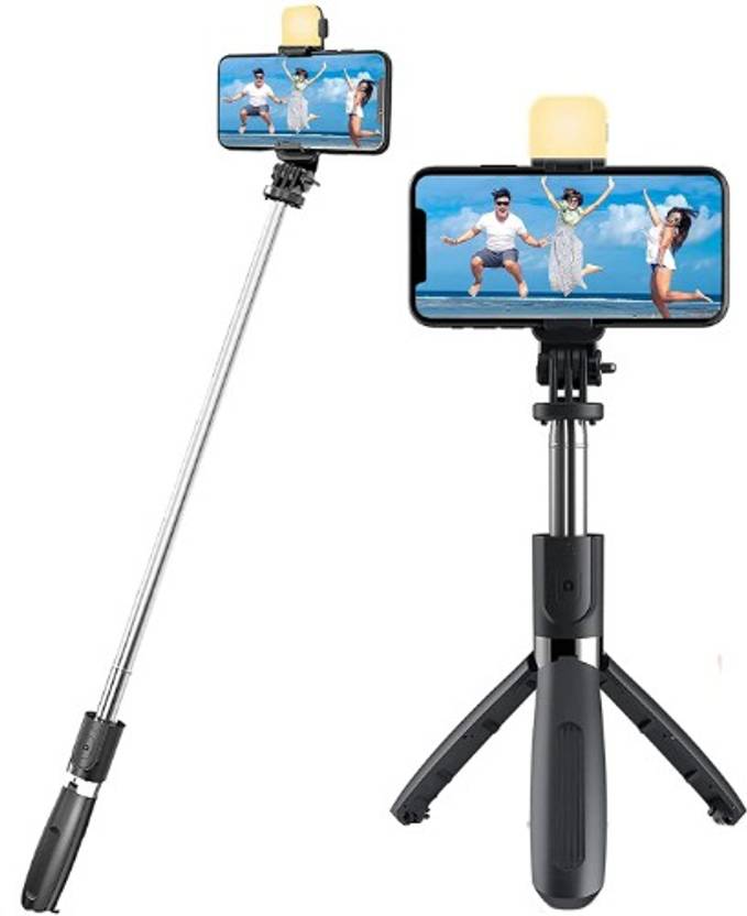GUGGU UID_486B_R1S Selfie stick tripod|| with wireless bluetooth remote ...