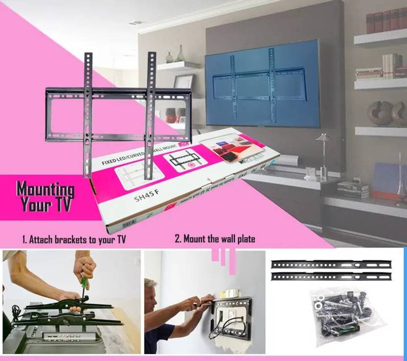 Skill Tech SH-45F Tilting mount 26inch-65inch TV Stand Tilt TV Mount ...