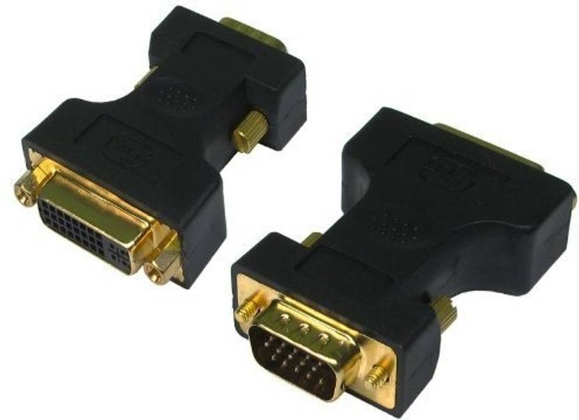 Mak World TV-out Cable VGA Male to DVI 24+5 Pin Female Converter ...