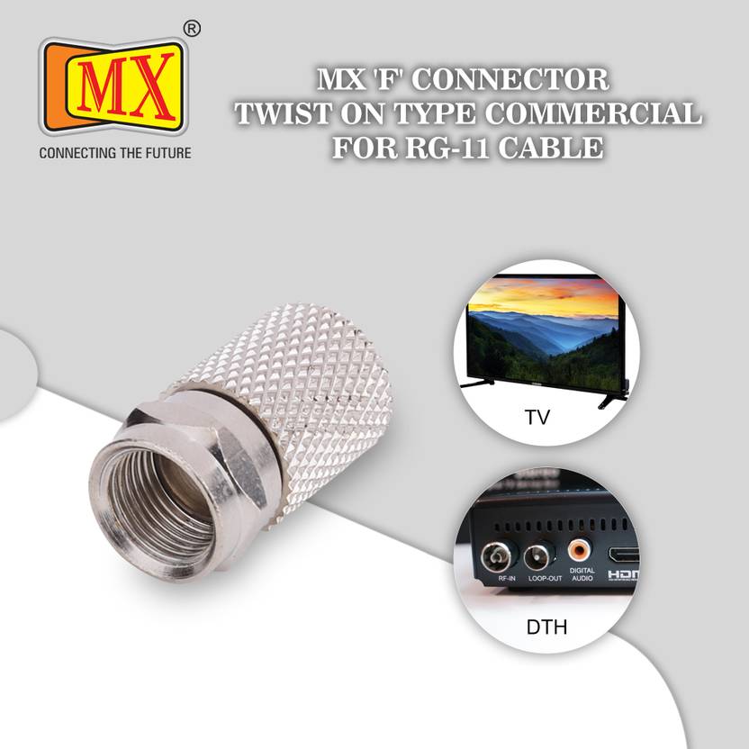 MX TV-out Cable Male F Type Connector for RGMX11 Cable Ideal (MX465A ...