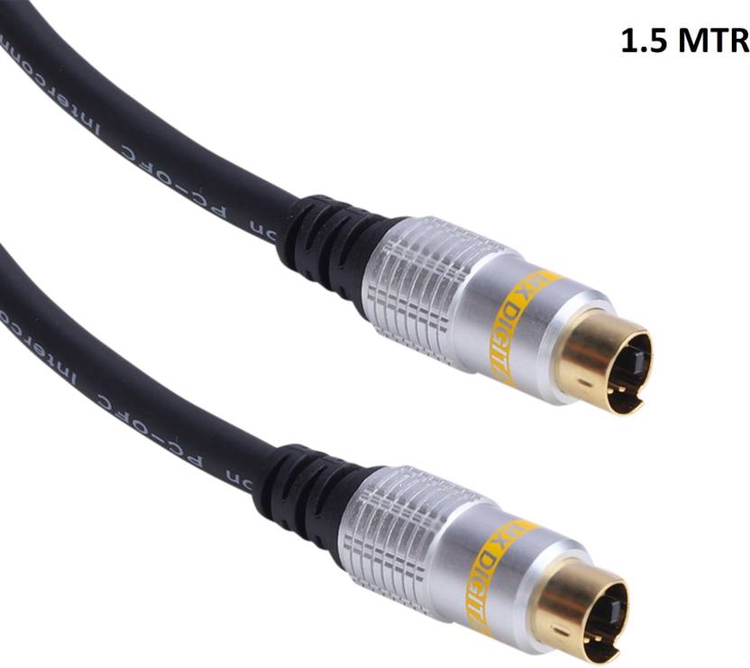 MX TV-out Cable Svideo 4 Pin Mini Din Male to 4 Pin Mini Din Male Cord ...