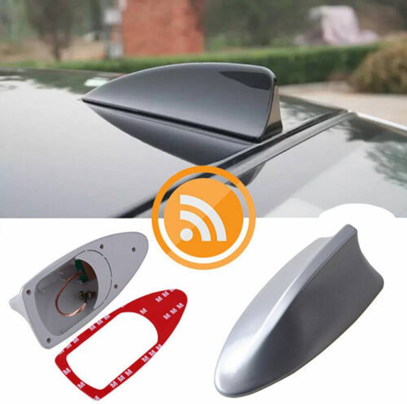Ride2joy Shark Fin Roof Antenna Aerial FM/AM Radio Signal Auto Car Trim ...