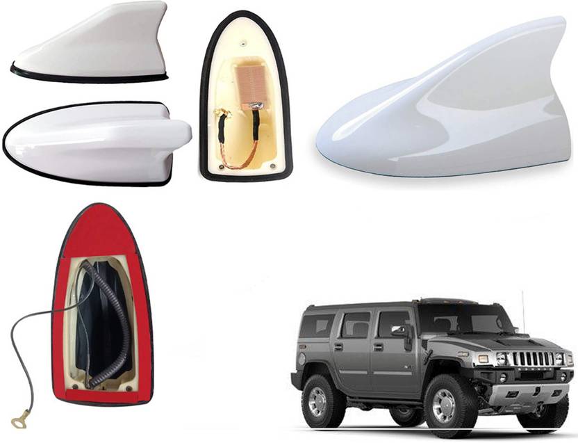 Automotive Prist Car Antenna Hummer H2 White Shark Fin Replacement ...