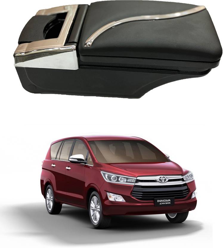 Oshotto PU Leather AR-02 Car Armrest Console Box For Innova Crysta ...