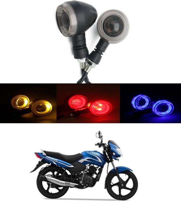 RKPSP Front, Rear LED Indicator Light for TVS Universal For Bike Price ...