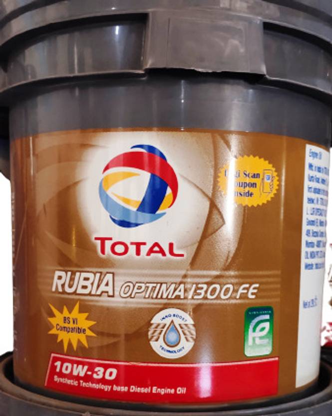 Total Energies Total Rubia Optima 1300 10W 30 CK4 (11L) Full-Synthetic ...