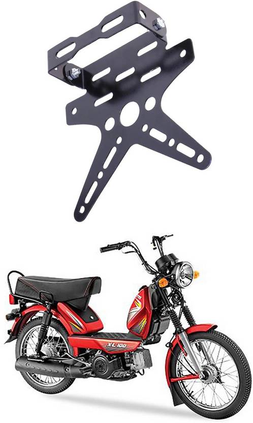 EverLand Bike License Number Plate Frame Holder Tail Tidy (Black) Bike ...