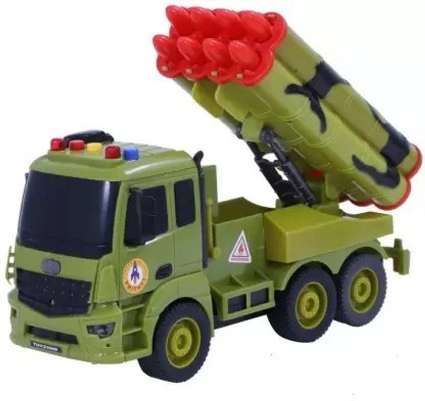 Stallion Army Missile Launcher Truck Toy For Kids with Lights and Music ...